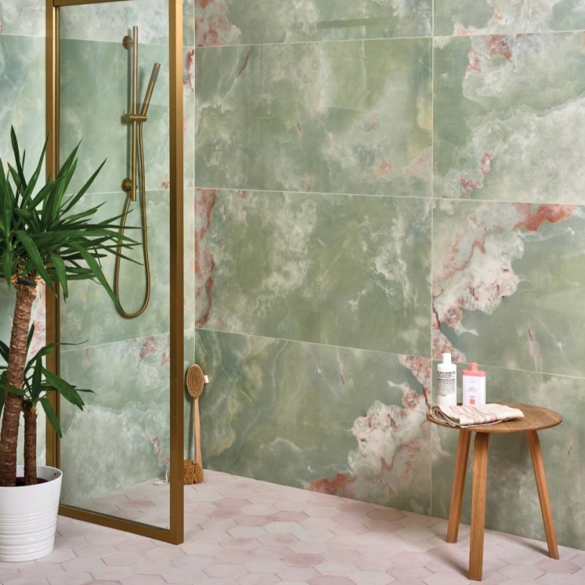 Ca' Pietra California Jade Porcelain Polished Tiles | Sanctuary